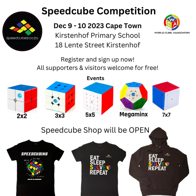 Competitions – Speedcubes (Pty) Ltd