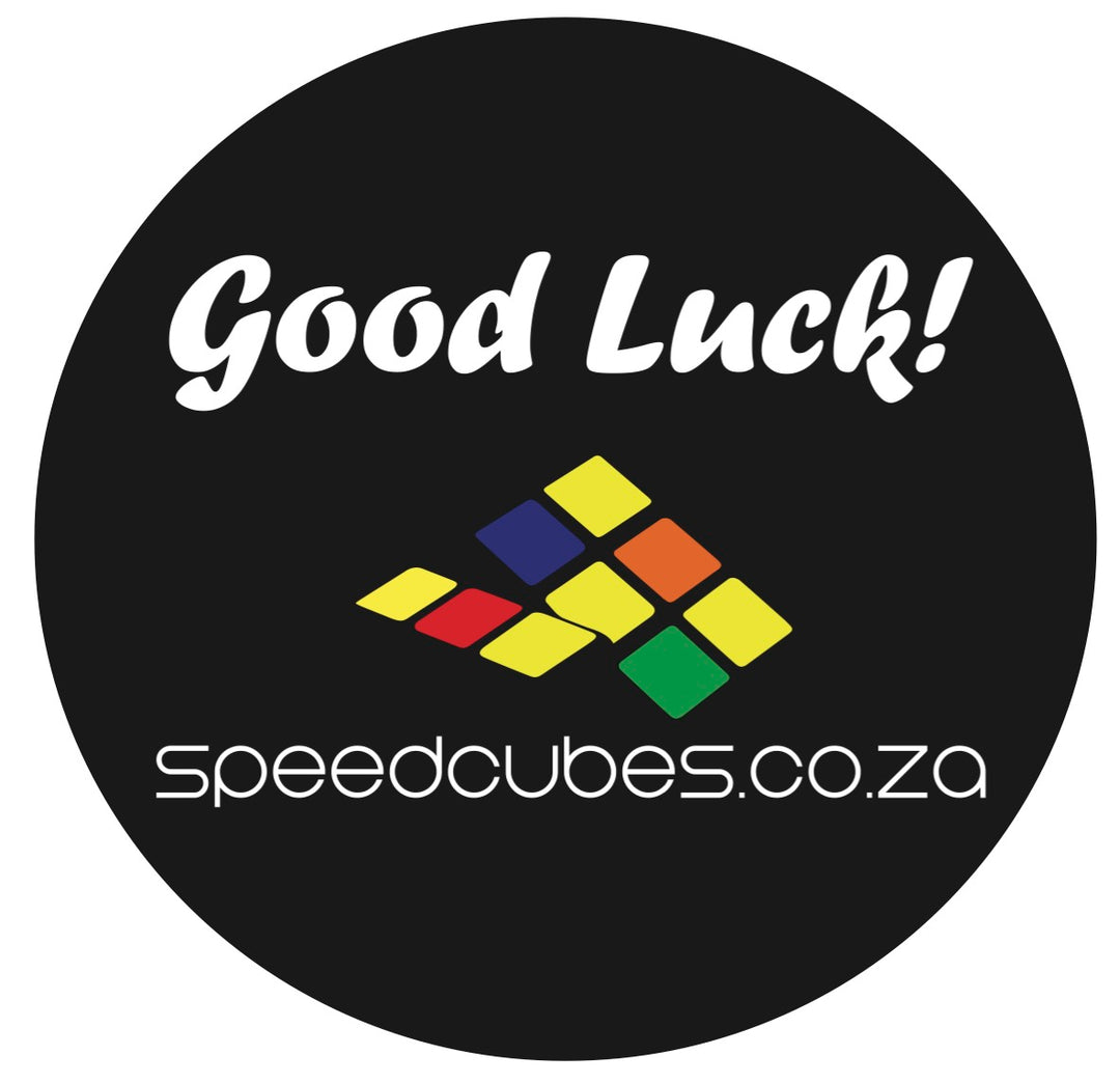 Speedcube happy birthday/thank you/good luck stickers – Speedcubes (Pty ...