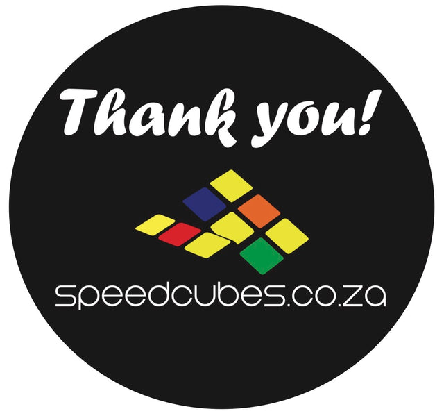Speedcube happy birthday/thank you/good luck stickers – Speedcubes (Pty ...